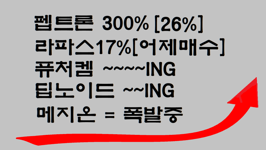 반등권 전략 대장주 펩트론 폭발 ~~~ 투자전략 투자정보 전문가방송 팍스넷 증권포털